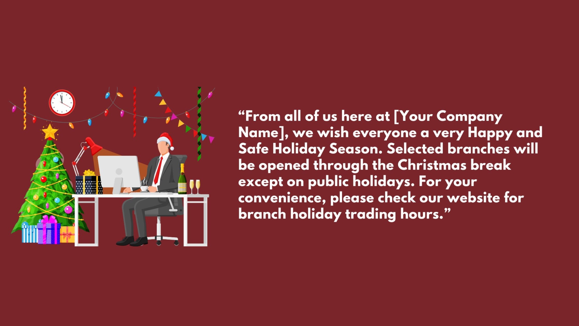 Creating Festive Christmas Phone Greetings for Your Business
